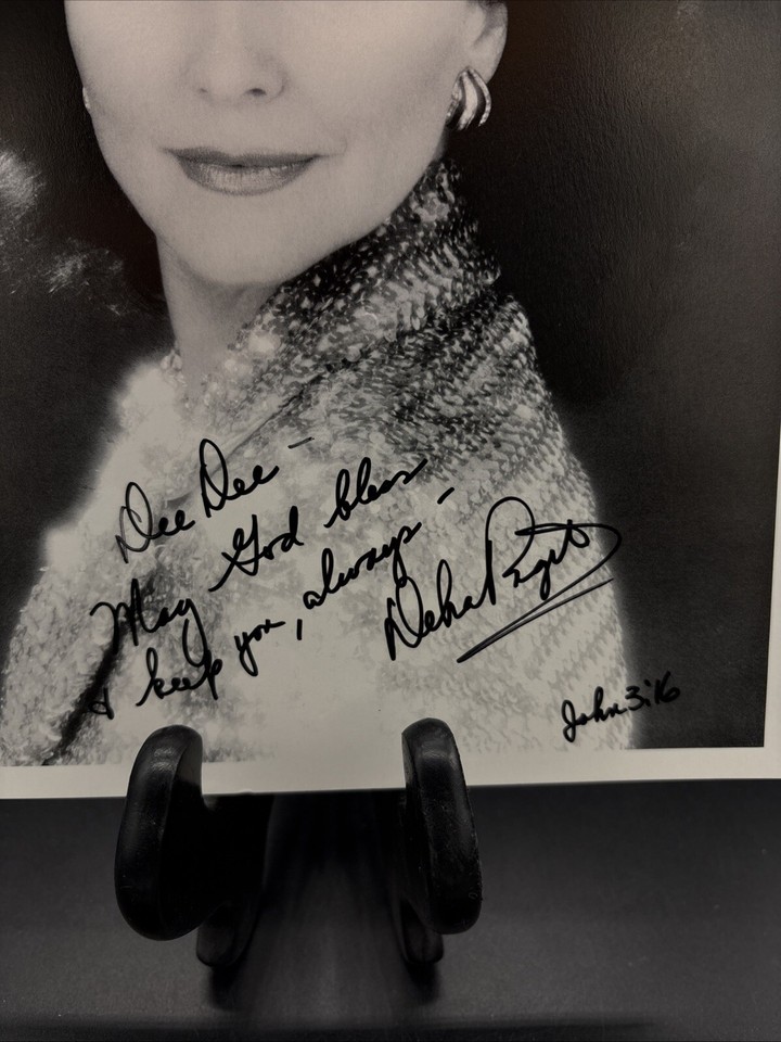 Vintage Debra Paget Stunning 8x10 B&W Photo Autograph Gorgeous - Lot036 ...
