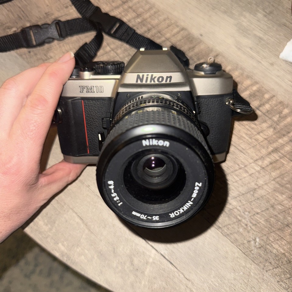 Nikon FM 10 FM10 SRL Film Camera Zoom 35-70mm | eBay