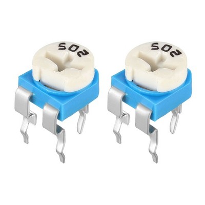 500R-500K Ohm Variable Resistor Top Adjustable Horizontal Cermet ...