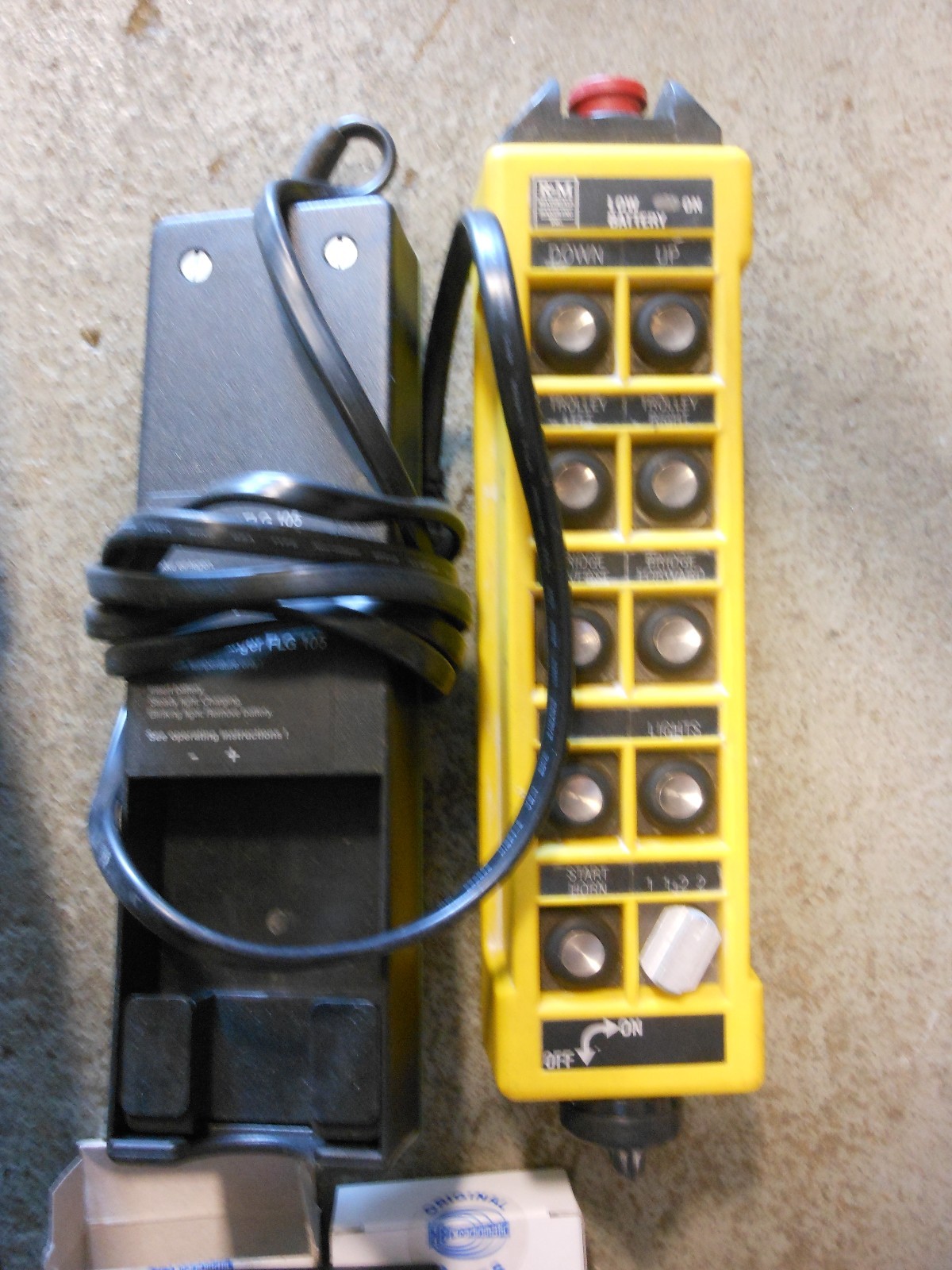 R&M Racon Complete Radio System Remote Controls- dual cable- 3 motion ...