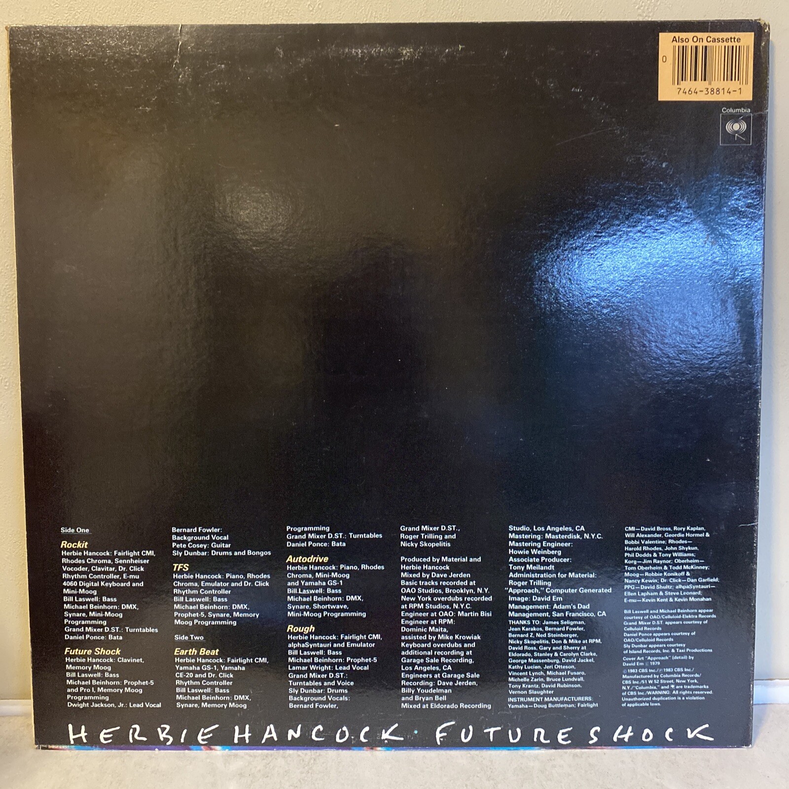 Herbie Hancock - Future Shock LP Record FC 38814 - EXC! M-1 | eBay