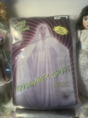 Adult Gossamer Ghost 5-Piece Costume | eBay