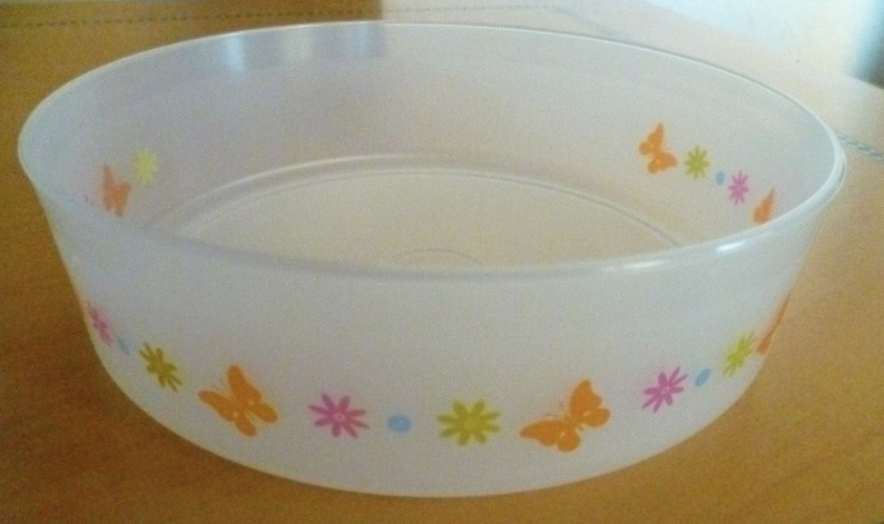 Tupperware Snack Bowls Set 2-Cups /500mL Butterfly Design +Pastel Blue ...
