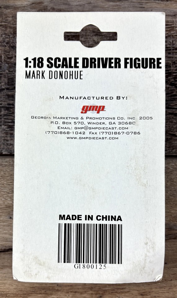 Mark Donohue Scale Driver Figure 1:18 Scale GMP - G1800125 | eBay