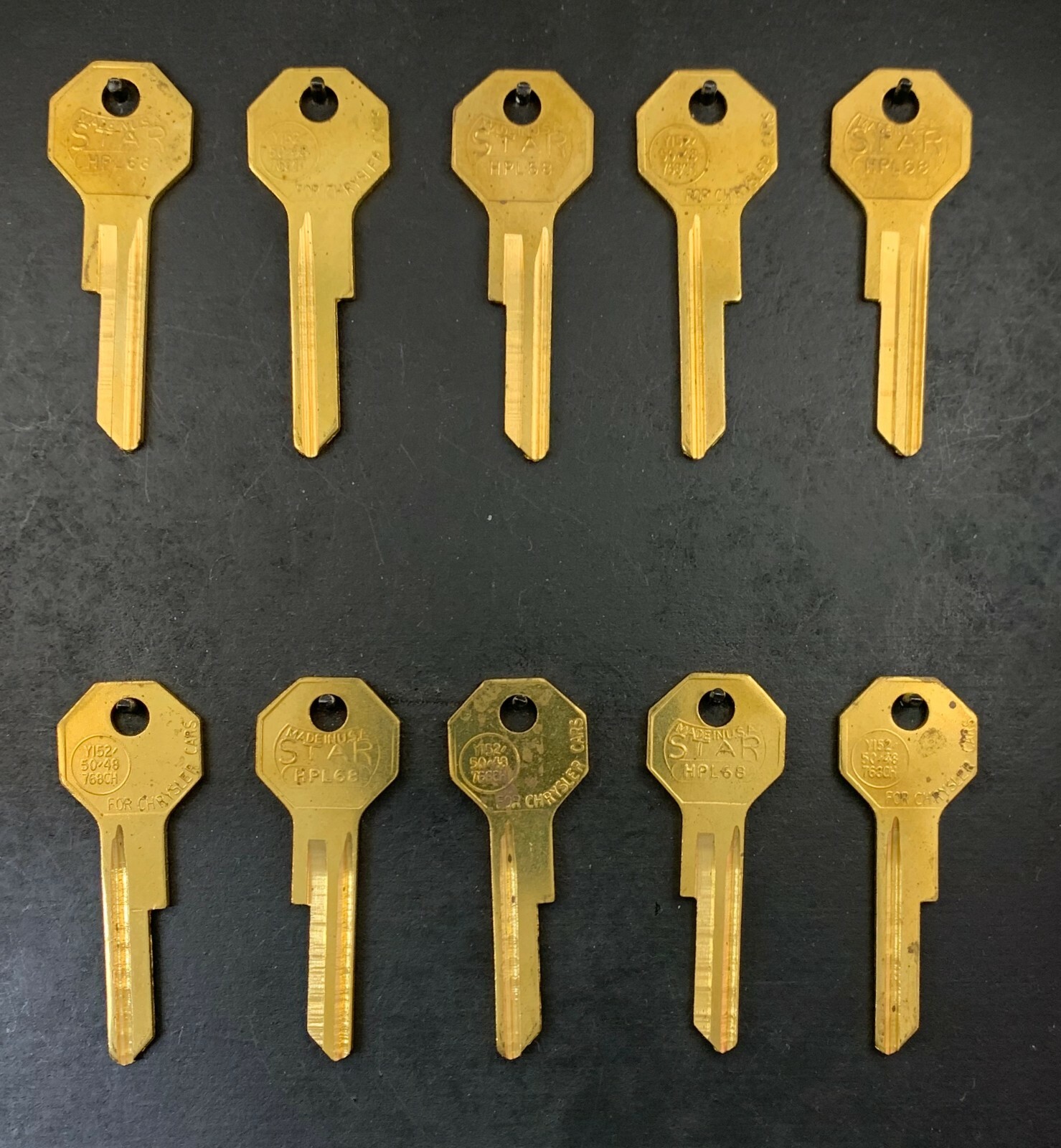 Lots of Composite Master Key Blanks for Y152/Y150/Y148 Keyways Vintage ...
