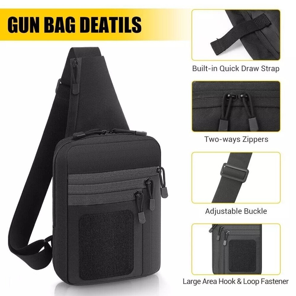 Tactical Handguns Crossbody Bags Concealed Carry Pistol Gun Bag ...