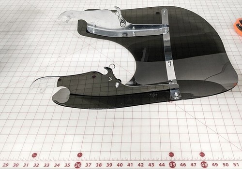 Calsci Tinted Detachable Windshield for Harley Road King Freewheeler | eBay