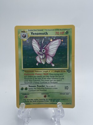 Pokémon TCG Venomoth Jungle 13/64 Holo Unlimited Holo Rare | eBay