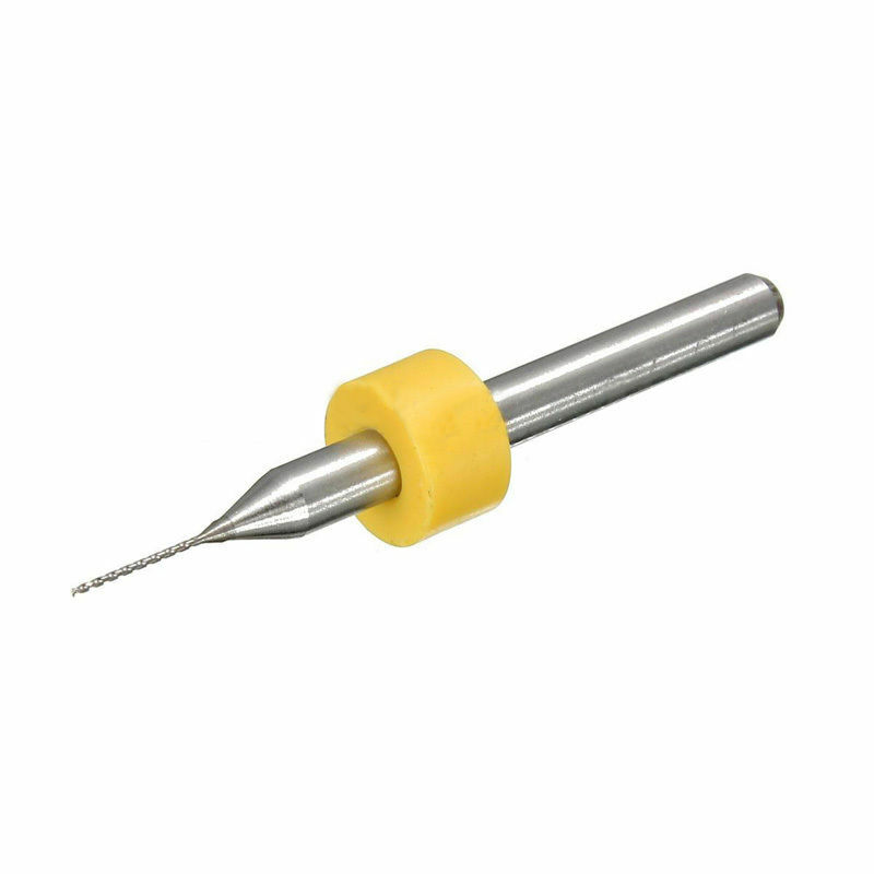10x 0.1mm-1.4mm Holzbohrer Schaftfräser Fräser Bohrer VHM Drill Bits ...