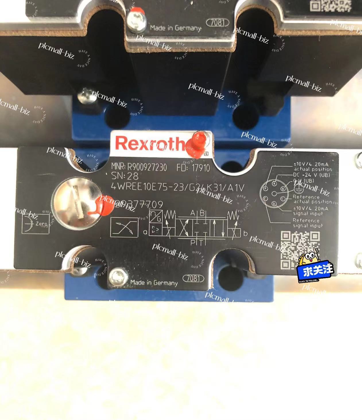 R900927230 4WREE10E75-2X/G24K31/A1V proportional valve R900927230NEW ...