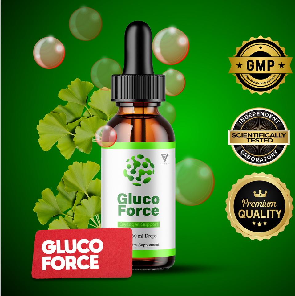 (5 Pack) Gluco Force Liquid Drops GlucoForce Glycogen Support ...