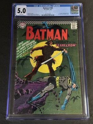 Batman #189 DC Comics 1967 1st Silver Age Scarecrow CGC 5.0 | eBay