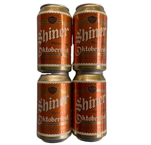 Vintage Shiner Beer Can Oktoberfest Spoetzl Brewery Texas Bottom Opened ...