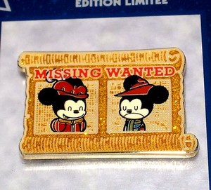 LE Disney Store Pin Anniversary Prince Pauper Missing Wanted Poster ...