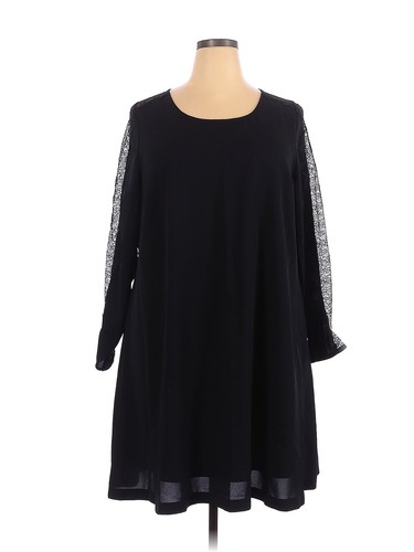 Lane Bryant Women Black Casual Dress 18 Plus | eBay