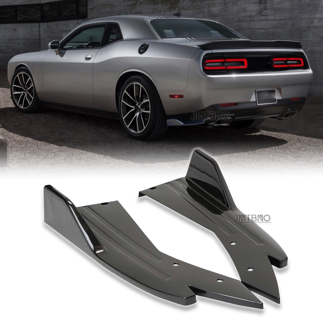 For Dodge Challenger SRT Rear Bumper Lip Diffuser Splitter Spoiler ...