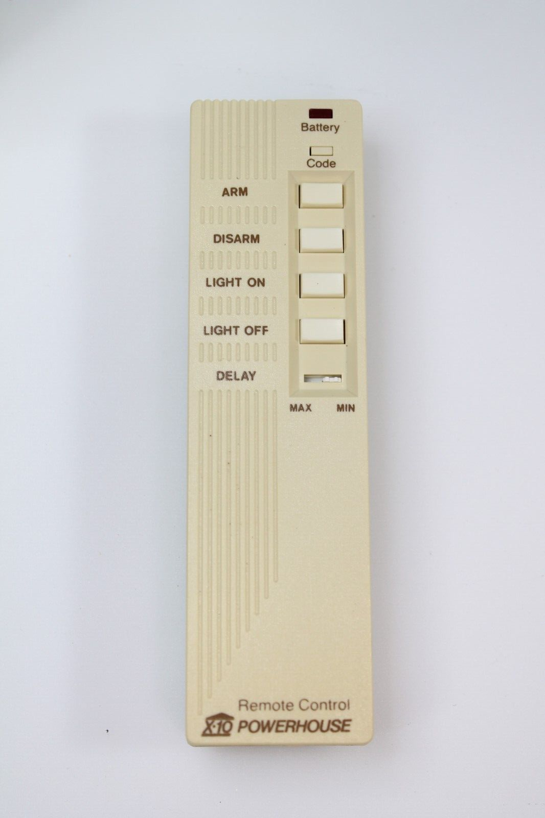 X-10 Power House Base Receiver Module BR521A RF Base White and Remote ...