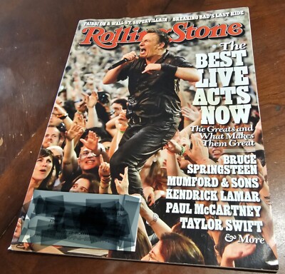 VTG Rolling Stone Magazine August 15, 2013 Bruce Springsteen Cover | eBay