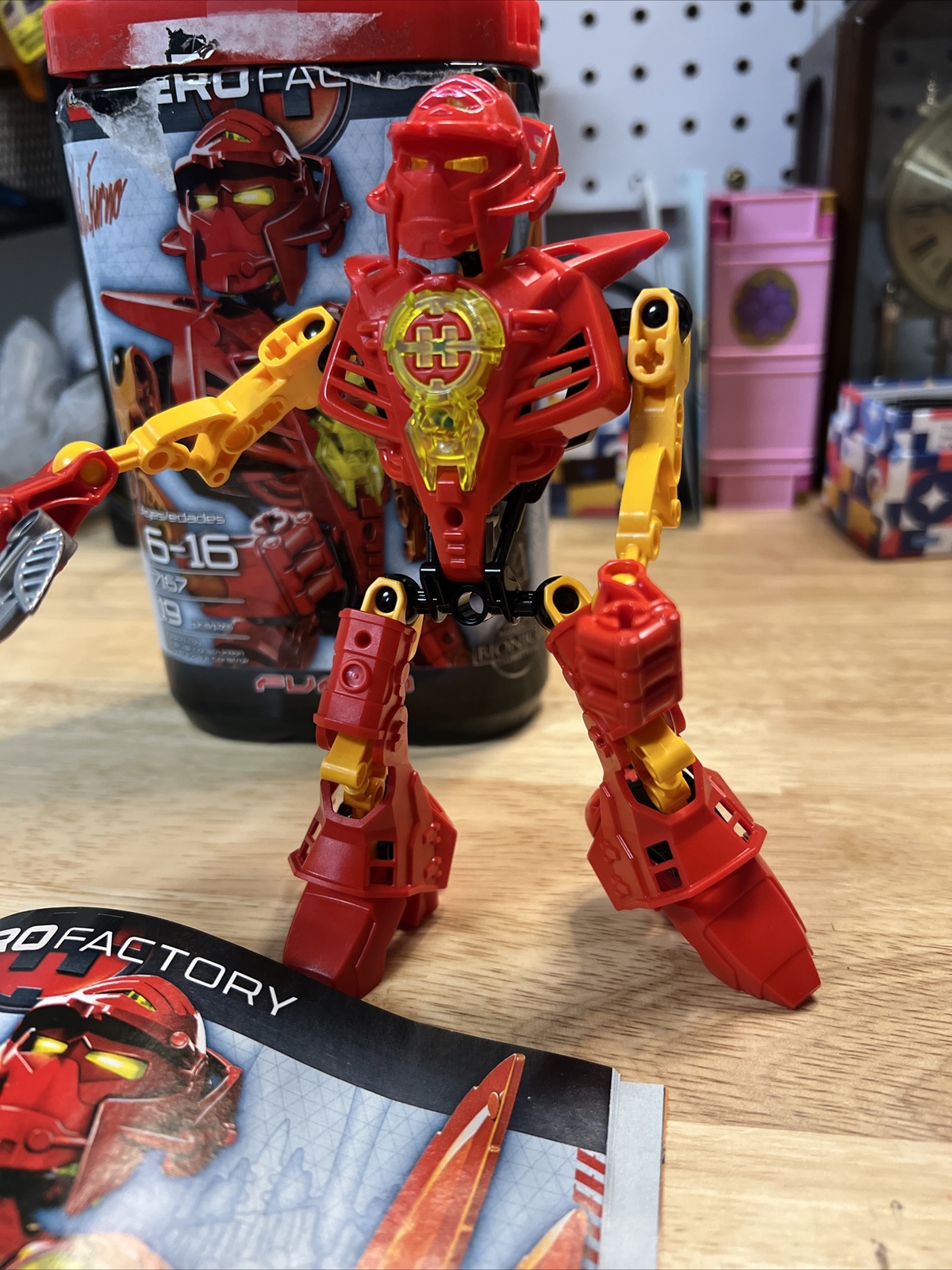 Lego Hero Factory Retired William Furno #7167 (100% Complete) Canister ...