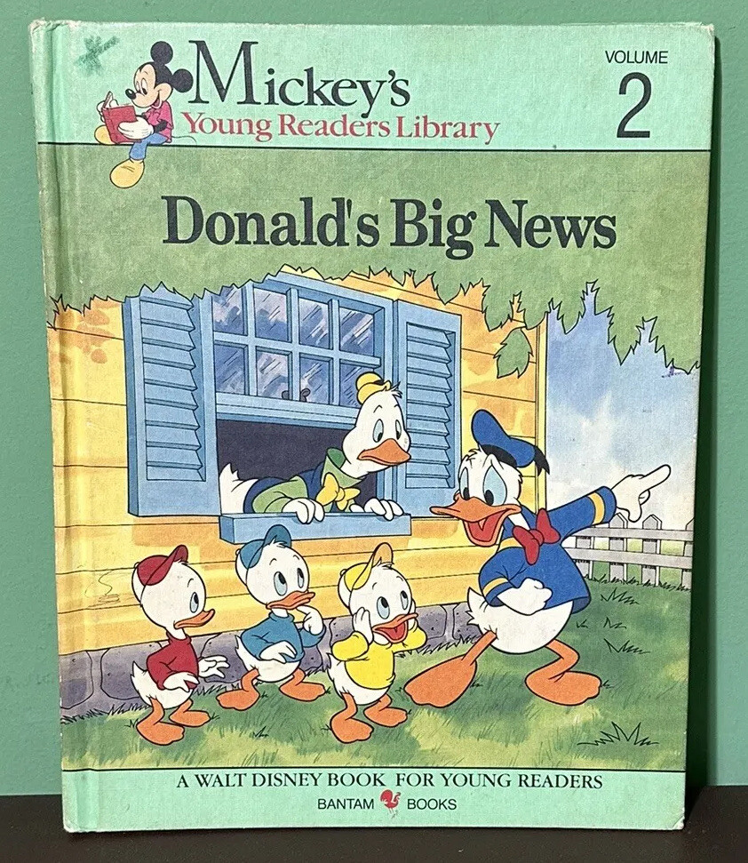 Disney Mickey's Young Readers Library Vol 1&2, First Year Book 1999 Lot ...