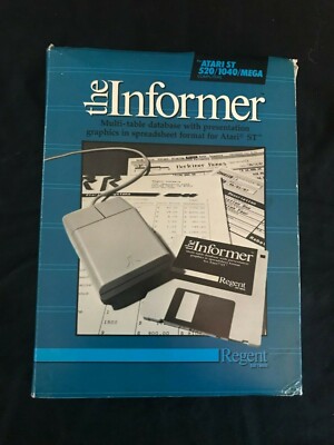 The Informer - Regent Software - Atari ST | eBay