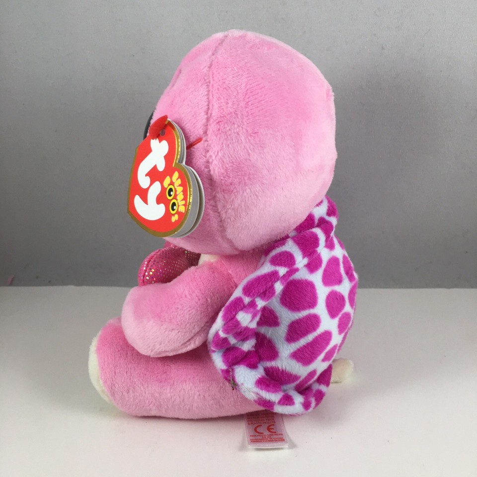 SET of 2 Ty Beanie Boos Valentines Day PARFAIT Fox & TORTE Turtle 6 ...