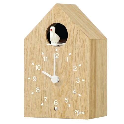 Seiko NA609A Wall Clock Cuckoo Clock PYXIS Wooden Frame Natural Wood | eBay