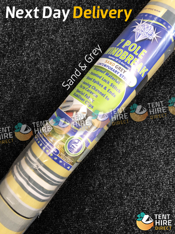 New Grey Sand caravan tent Beach Wind Break Windbreak 7 pole Blue ...