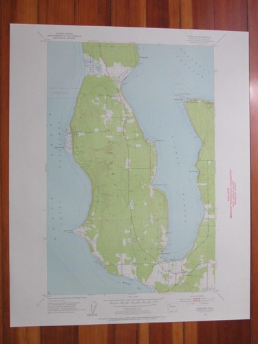 Freeland Washington 1955 Original Vintage USGS Topo Map | eBay