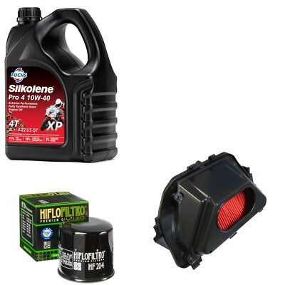 Yamaha YZF 600 YZF-R6 2015 Silkolene Pro 4 10w40 4L Oil Service Kit ...