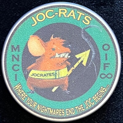 I Corps JOC RATS MNCI OIF Poker Chip Challenge Coin | eBay