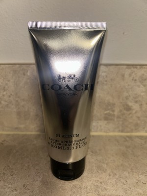 COACH MEN PLATINUM AFTER SHAVE BALM REGULAR SIZE 100 ML / 3.3 FL OZ NEW ...