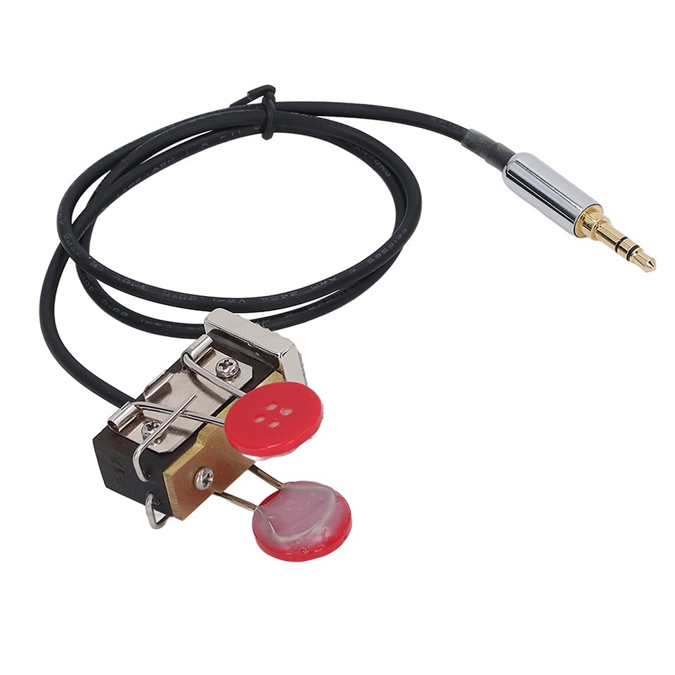 CW Morse Code Key Automatic Brass Resin Portable Morse Telegraph Key ...
