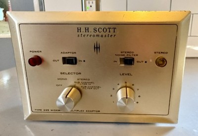 RESTORED SCOTT TUBE 335 STEREO MULTIPLEX ADAPTER, Gorgeous Cosmetics ...