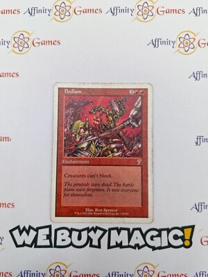 MTG | Bedlam | 7th Ed | Regular | Heavily Played | English | eBay