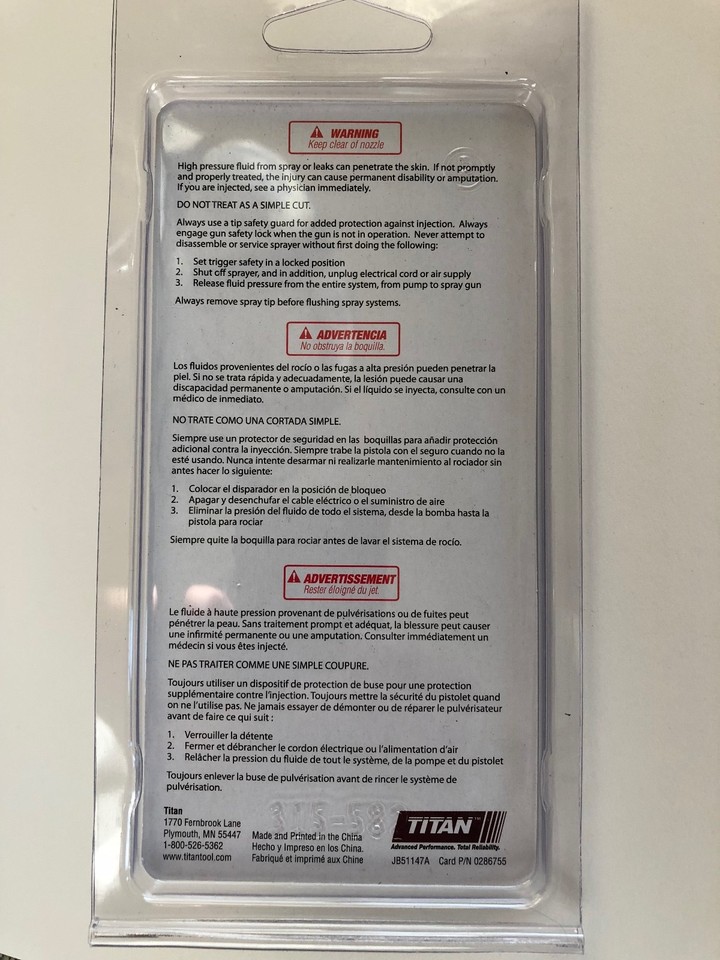 Titan 580-034A / 580034A Repair Kit for LX-80, LX-80ii, LX-60. Genuine ...