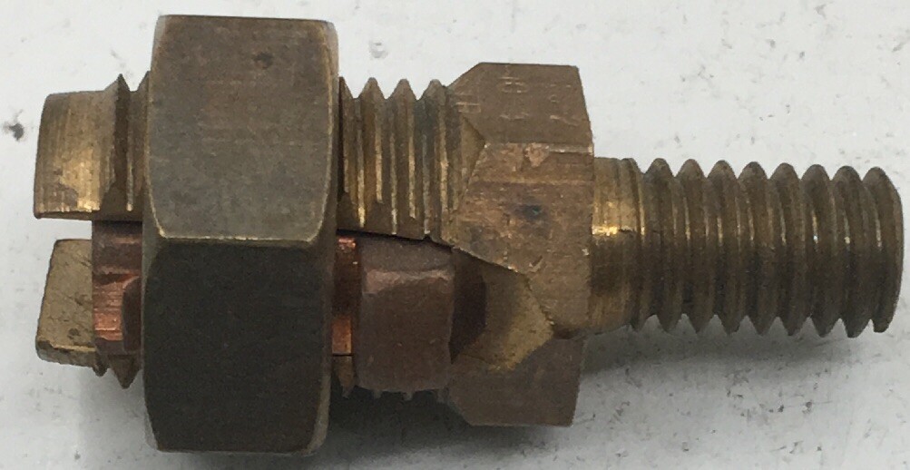 SSS2 PENN-UNION 10 SOLID-4 STRAIGHT BRONZE SERVICE POST CONNECTOR FOR ...