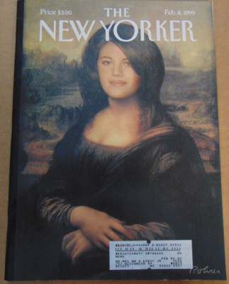 New Yorker Magazine February 8, 1999 - Monica Lewinsky on cover, nice ...