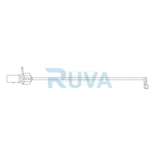 Fits Audi A4 A5 A6 A7 Allroad Q5 Ruva Front Brake Pad Wear Sensor ...
