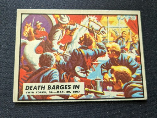 1965 A&BC Civil War News Card # 37 Death Barges in (VG/EX) | eBay