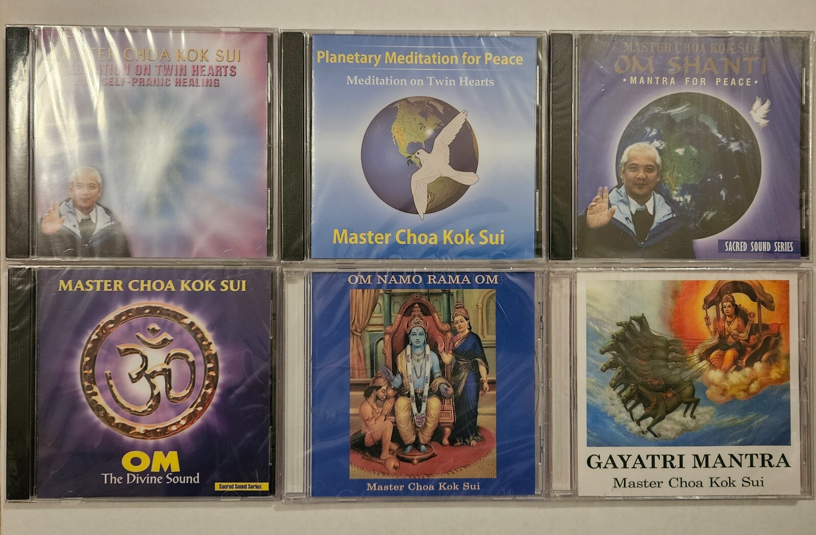 6 Master Choa Kok Sui Cds new sealed Pranic Healing Arhatic Yoga CD Lot ...