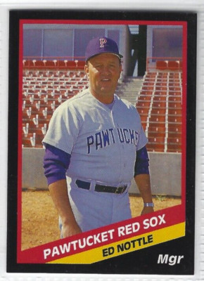 1988 CMC Pawtucket Red Sox (Triple A-Boston Red Sox) Ed Nottle | eBay