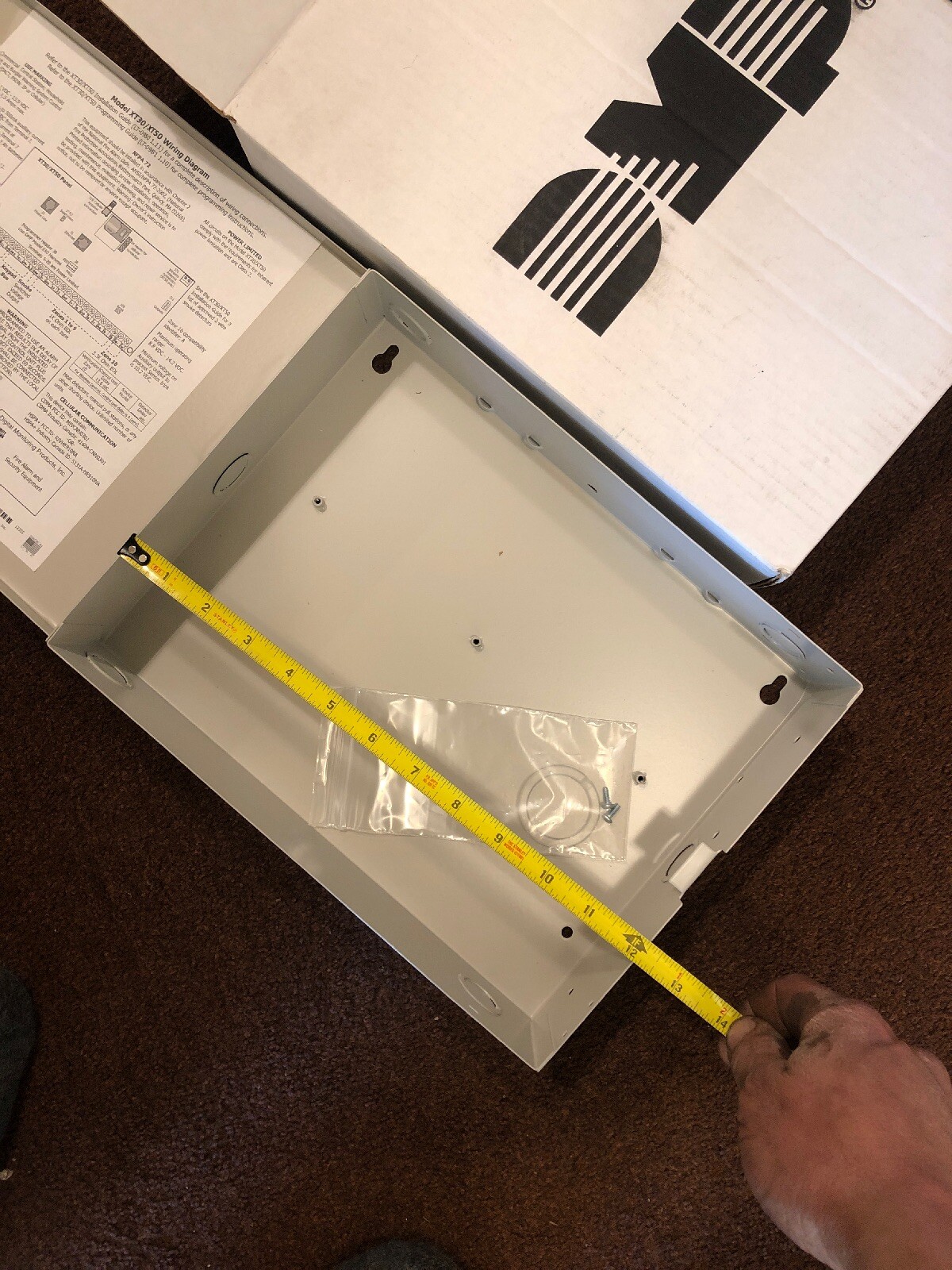 New DMP 340-G Small Enclosure Grey 12 X9.5 X 3 Box Only For XT30/XT50 ...