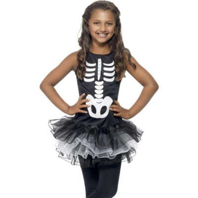 Skeleton Tutu Costume Kids Black White | eBay Australia