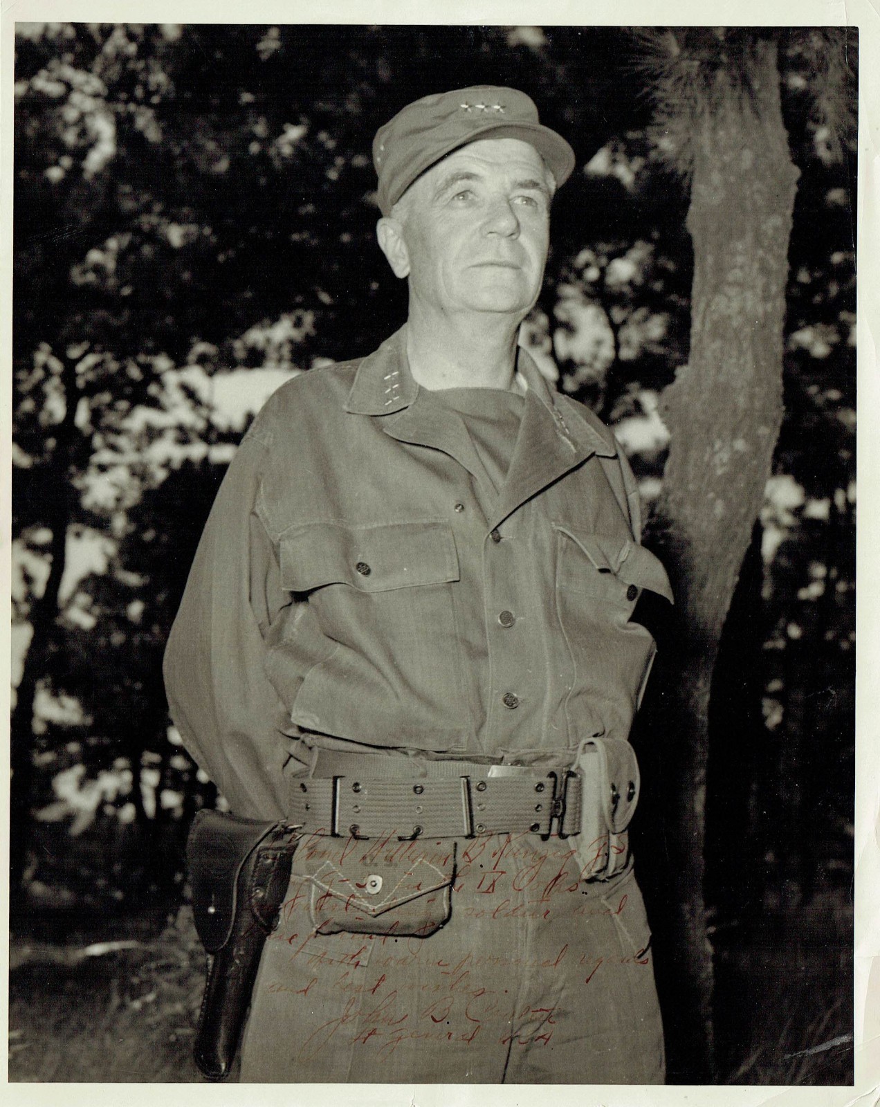 VINTAGE ORIGINAL + 1951 PHOTO + U.S. ARMY LT. GENERAL JOHN B. COULTER ...