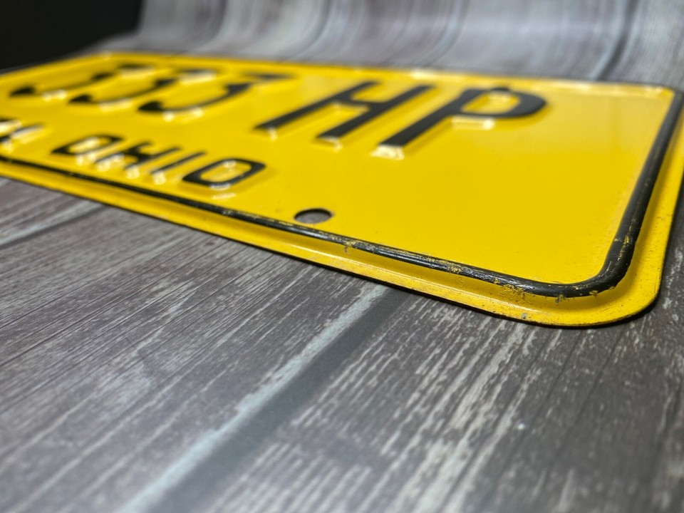 Vintage -1971 OHIO LICENSE PLATE - 333 HP - *PAIR* 2 Matching Plates | eBay