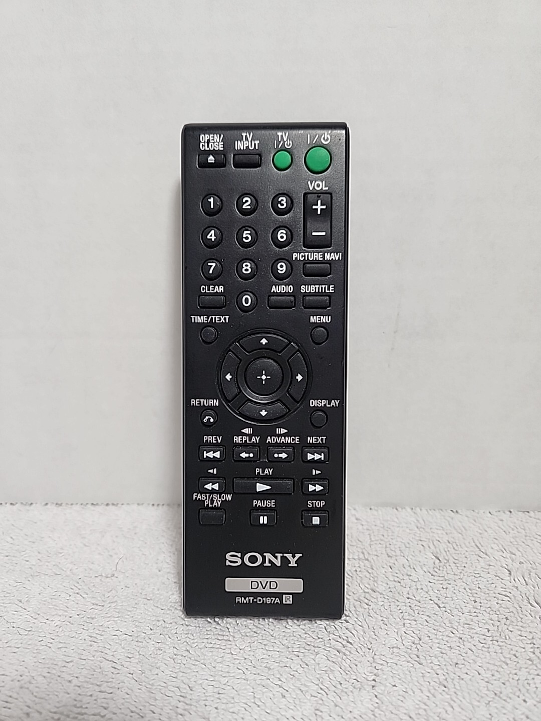 Sony RMT-D197A Remote Control for DVP-SR210P & DVP-SR510H DVD Payers ...