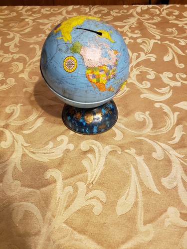 Ohio Art Globe Coin Bank - Vintage | eBay