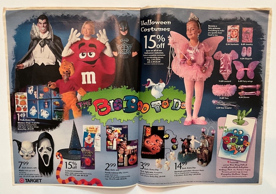 Vintage 1997 TARGET Halloween Catalog Ad Pumpkin Hollow N64 Game Boy ...