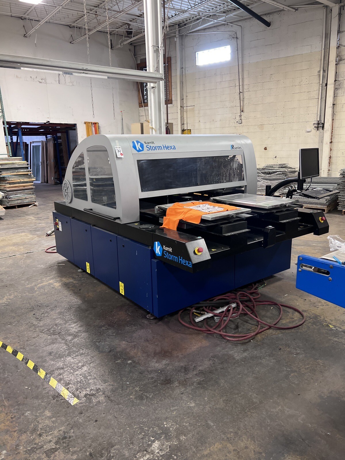 Kornit Storm II Hexa R Series industrial Direct To Garment DTG Printer ...